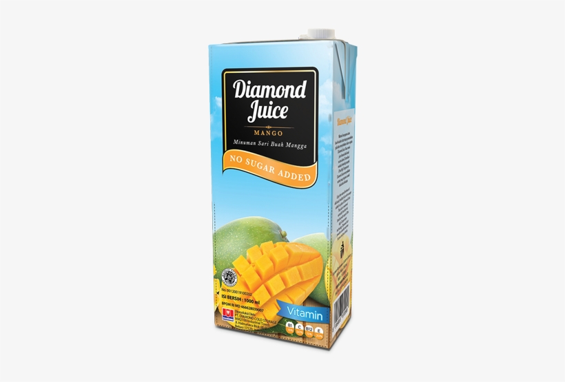 Diamond Uht Juice Mango 1 Lt - Diamond Juice - 500x500 PNG Download ...
