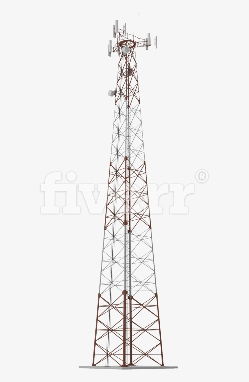 Cell Phone Tower Model - 1200x1200 PNG Download - PNGkit