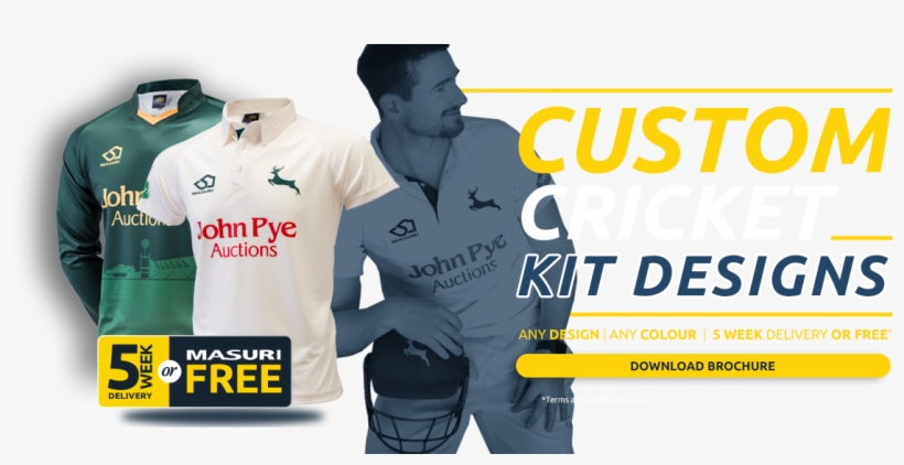 Custom Cricket Kit Designs - Zipper - 1116x520 PNG Download - PNGkit