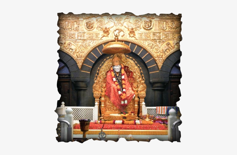 Samadhi Mandir Do Not Think I Am Dead And Gone - Shirdi - 445x458 PNG ...
