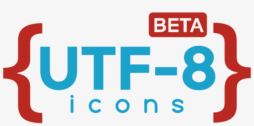 Utf 8 Icons - 2240x1000 PNG Download - PNGkit