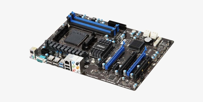 Computer Motherboard Png Hd - Msi 970a-g46 - Motherboard - Atx - Socket ...