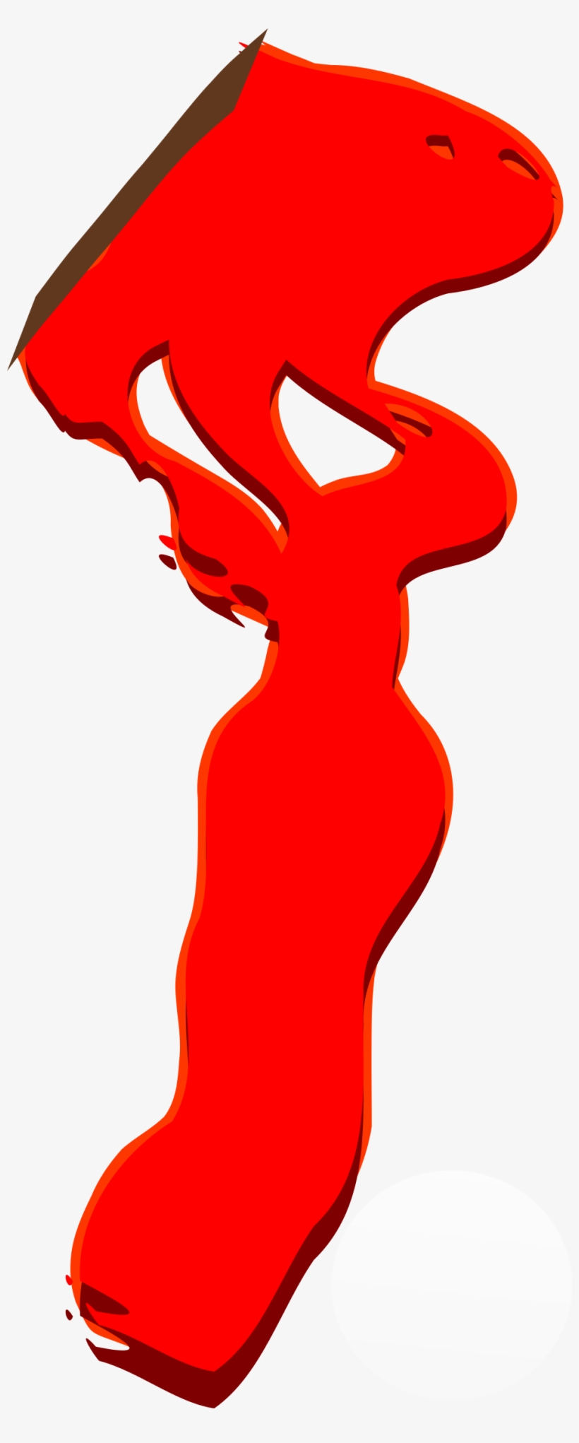 Clipart Of Wound, Blood Flow And Blood Spot - Blood - 983x2400 PNG ...