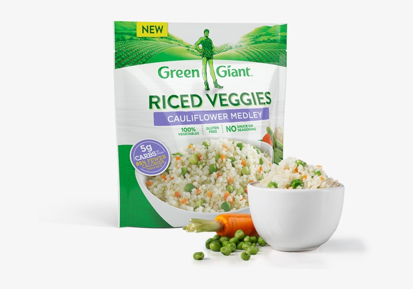 1707w Riced Vegetables - Green Giant Riced Veggies, Cauliflower & Sweet ...