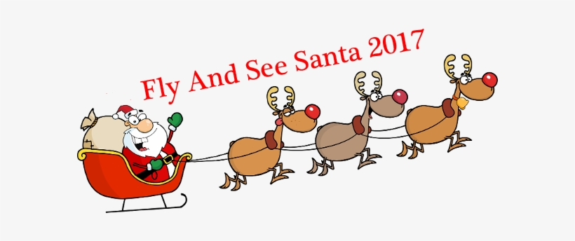 Flying Santa Claus Png - Santa And Sleigh No Background - 619x298 PNG ...