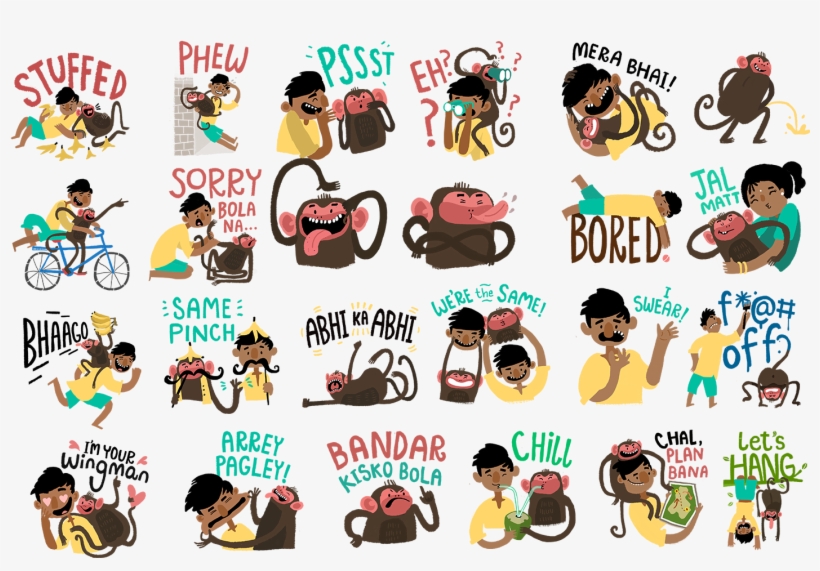 I Made A Set Of 24 Animated Stickers For Google Allo - Sticker ...