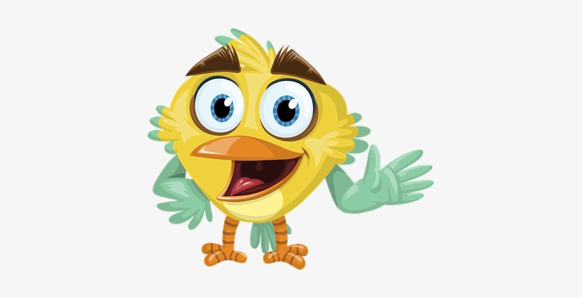 Bird Feather Beak Welcome Hello Happy Smil - Bird - 403x340 PNG ...