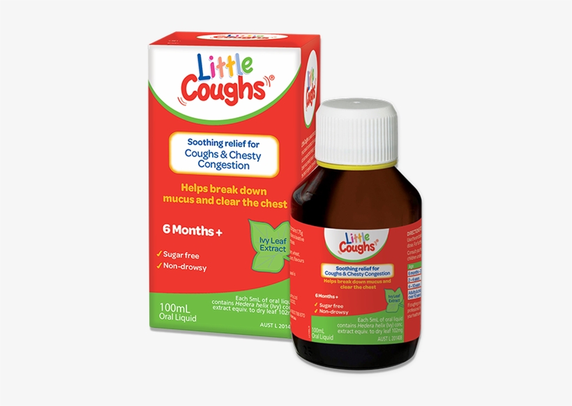 Little Coughs Front - Little Coughs Ivy Leaf Extract Oral Liquid 200ml - 600x600 PNG Download ...