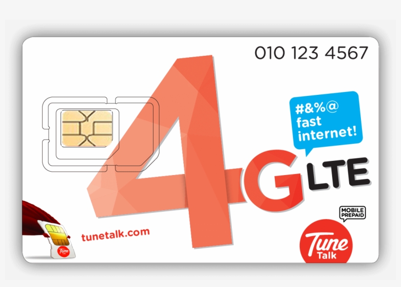 Tune Talk 4g Lte Sim - Tune Talk Traveller Sim - 1100x734 PNG Download ...