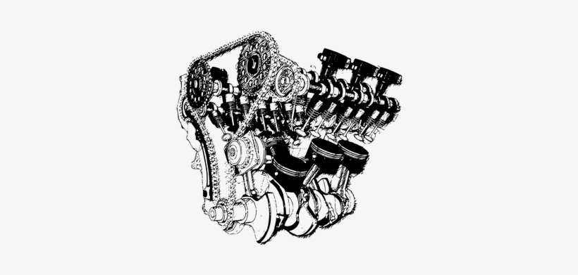 Isolated Transparent Plan Engine Car Inter - Internal Combustion Engine ...