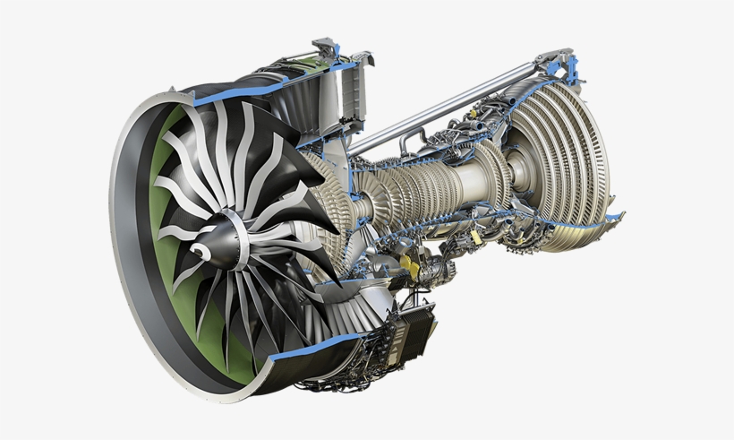 Kalitta Maintenance And Turbines - Ge9x Engine - 630x431 PNG Download - PNGkit