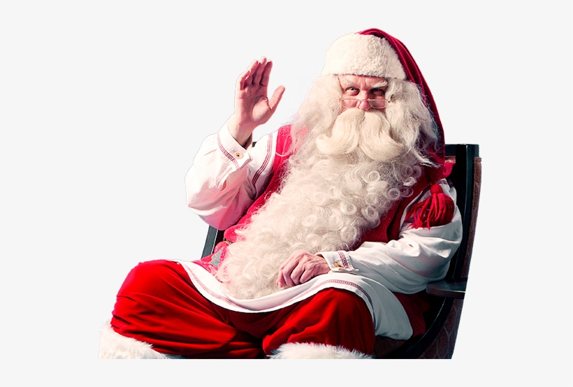 Santa - Santa Claus Sitting Png - 560x474 PNG Download - PNGkit