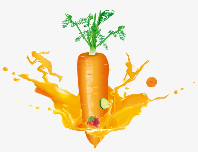 Carrot Juice Vegetable - Carrots Juice Splash - 3064x3032 PNG Download ...