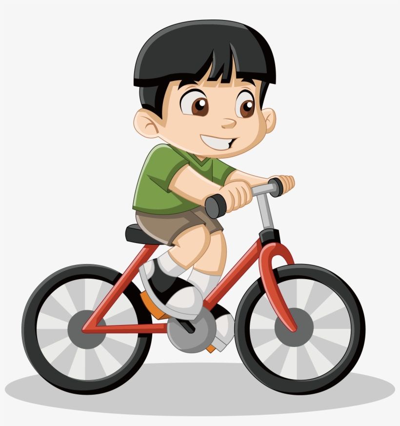 Cycling, Cyclist Png - Kids Play Cartoon - 2612x2656 PNG Download - PNGkit