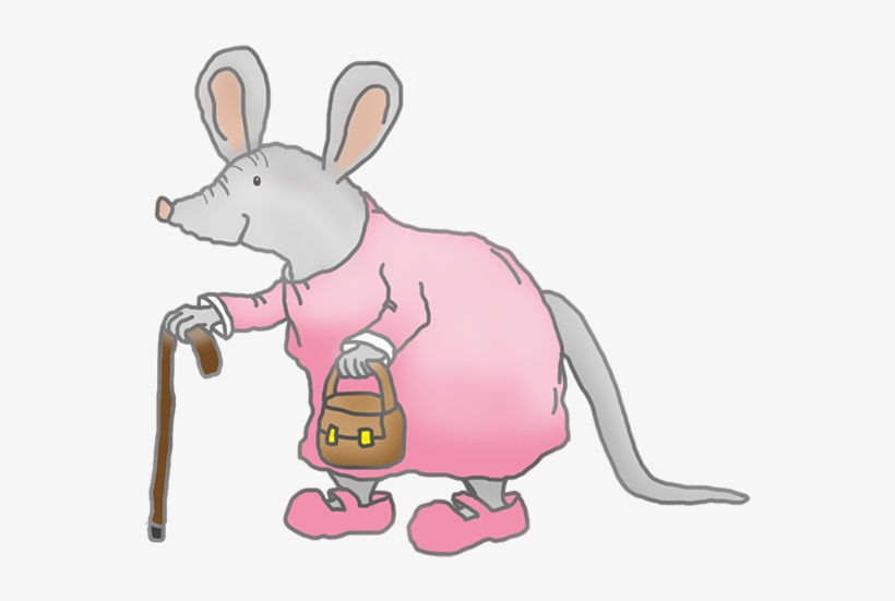 Grandma Cartoon Mouse