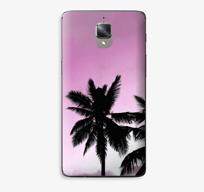 Pink Palm Tree - Iphone Covers Med Palmer - 412x800 PNG Download - PNGkit
