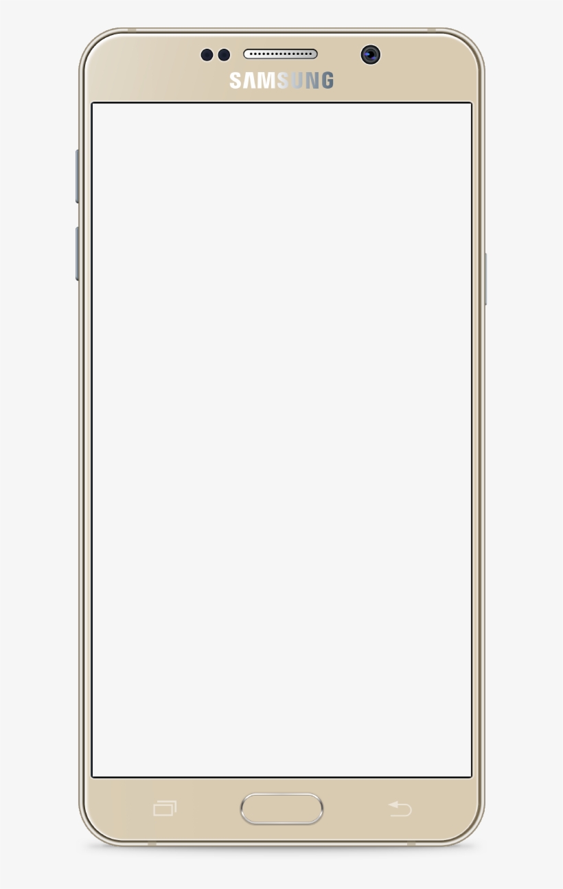 Lifegate App - Samsung Smartphone Frame Png - 600x1214 PNG Download ...