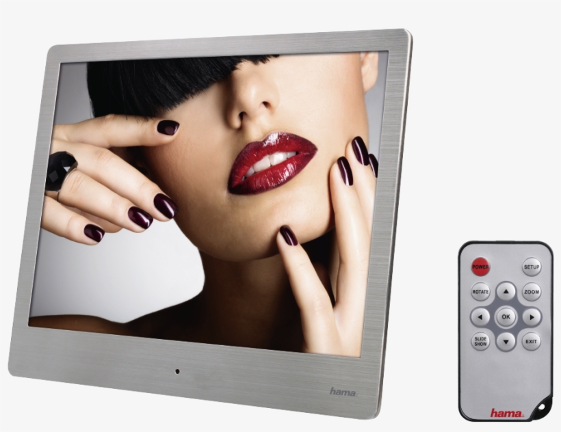 "8slb" Digital Photo Frame, - Hama Digitalram Steel 8 1024 X 768 Slim ...