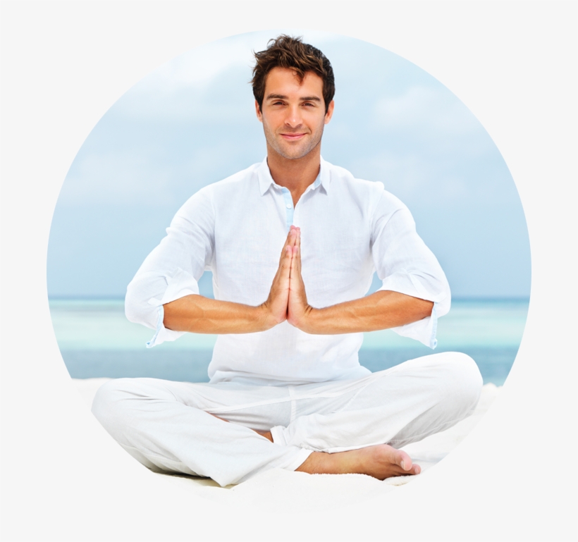 Namaste-man - Happy Yoga Day 2018 - 700x700 PNG Download - PNGkit