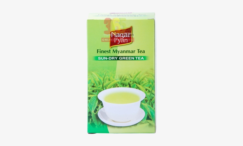 Nagar Pyan Sun-dry Green Tea - Green Tea 100g - 600x600 PNG Download ...