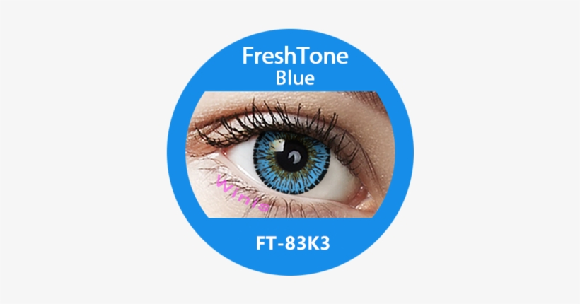 Freshtone Big Eye - Freshtone Topaz Blue - 350x350 PNG Download - PNGkit