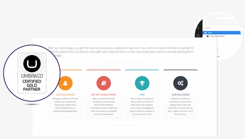 Umbraco Certified Gold Partner2 - Umbraco - 1140x550 PNG Download - PNGkit