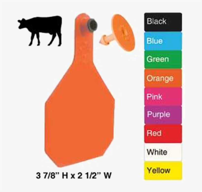 Ytex Blank 2 Piece Tag - Destron Fearing Duflex Large Cattle Tag - Blue ...