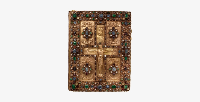 M1 Front Cover 0 - Cover Of Binding Lindau Gospels - 500x347 PNG ...