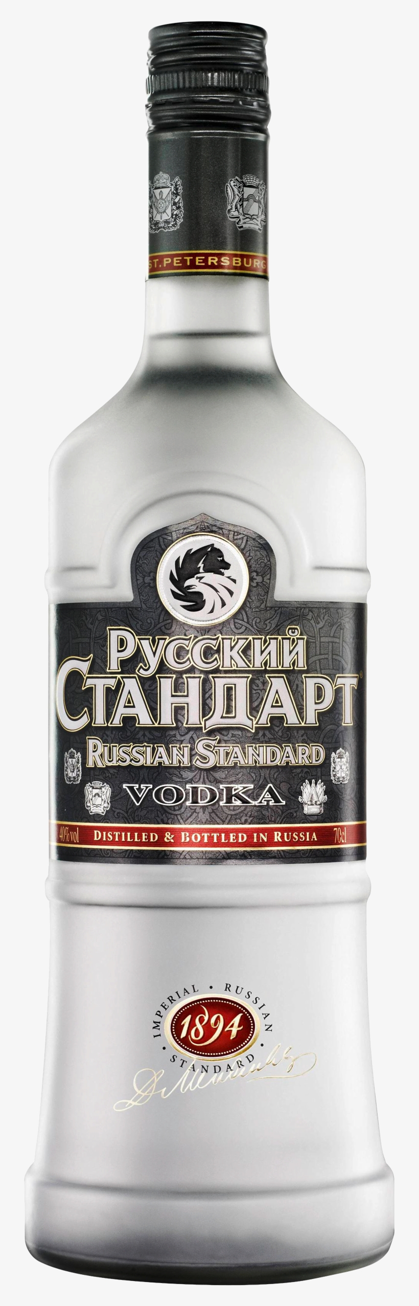 Vodka Bottle Png Image - Russian Standard Original 1 Litre - 1500x2650 ...