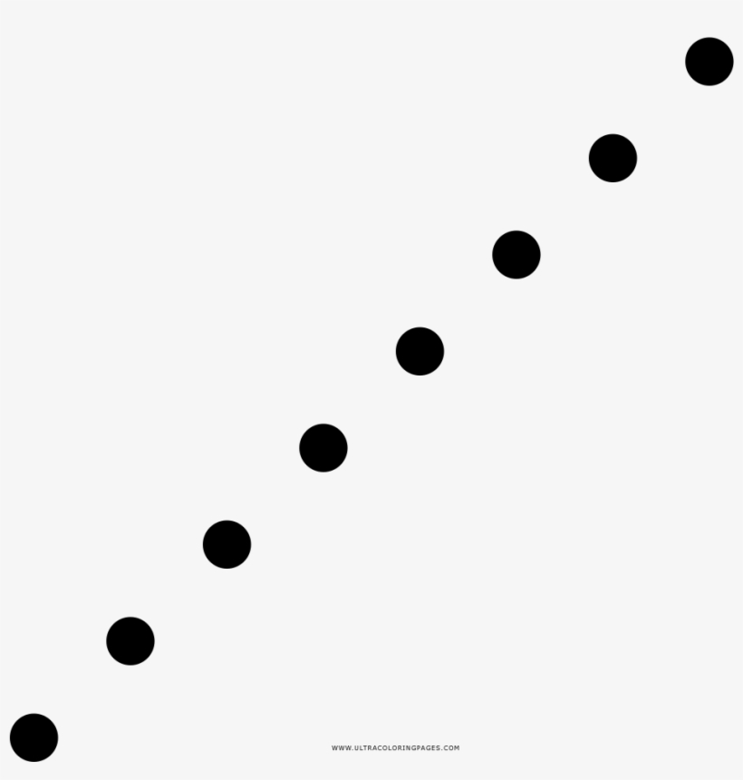 Dotted Line Coloring Page - Circle - 1000x1000 PNG Download - PNGkit