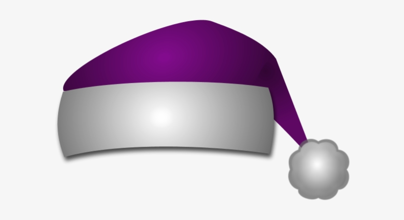 Santa Claus Hat Clipart - Purple Santa Hat Png - 600x367 PNG Download ...