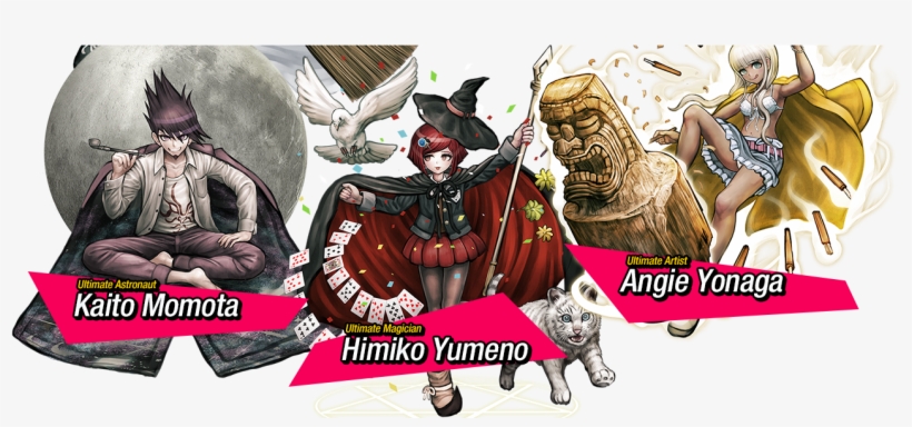 Angie Yonaga Dangan Ronpa Danganronpa V3 Artist White - 1344x534 PNG ...