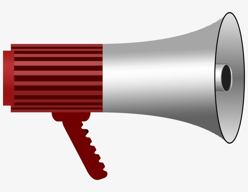 Red Megaphone Clipart - Blow Horn Clip Art - 800x554 PNG Download - PNGkit
