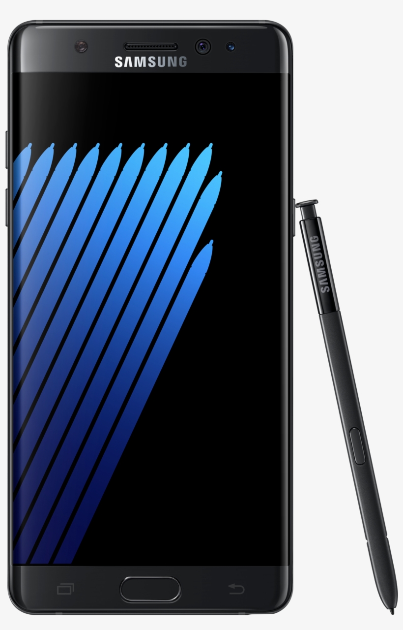 01 Galaxy Note7 Black - Samsung Note 7 Front - 3000x2000 PNG Download ...