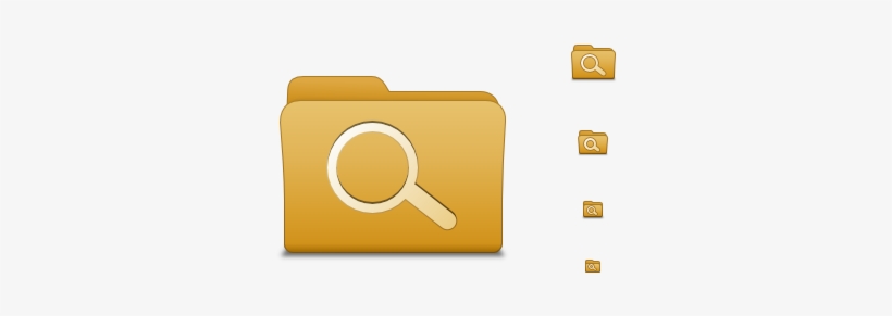 Folder Saved Search - Folder Icon - 400x300 PNG Download - PNGkit