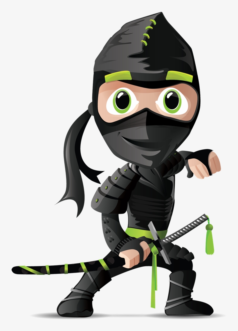 Halloween Ninja Clipart Free - Ninja Vector Character - 800x1060 PNG ...