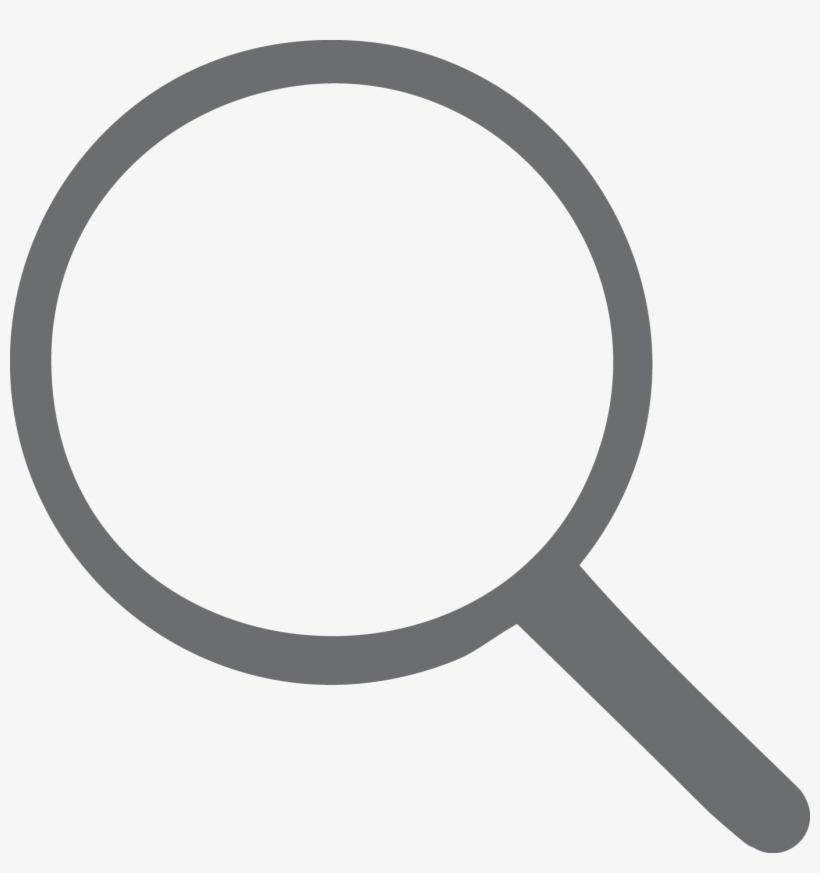 Download Transparent Search - Magnifying Glass Icon Png Grey - PNGkit