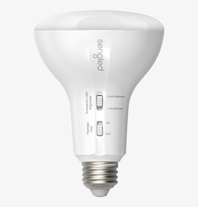 Sengled Everbright Br30 Emergency Led Bulb With Backup - 667x909 PNG ...
