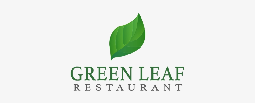 Download Transparent Green Leaf Restaurant Logo - PNGkit