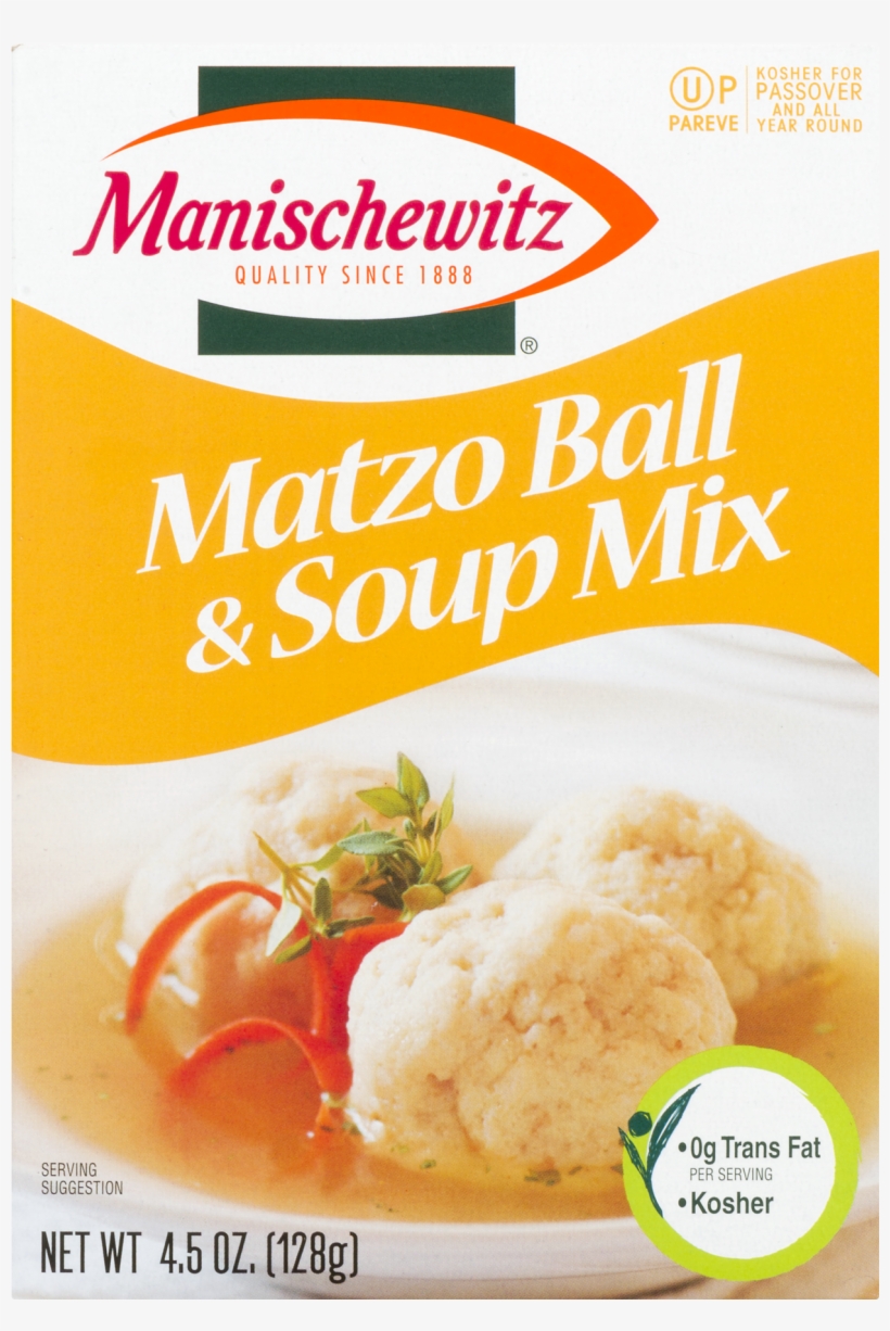Manischewitz Matzo Ball & Soup Mix - 4.5 Oz Box - 1800x1800 PNG ...