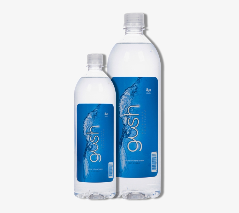 Gush Water, Pure Alkaline Water With Naturally Occurring - Water Bottle ...