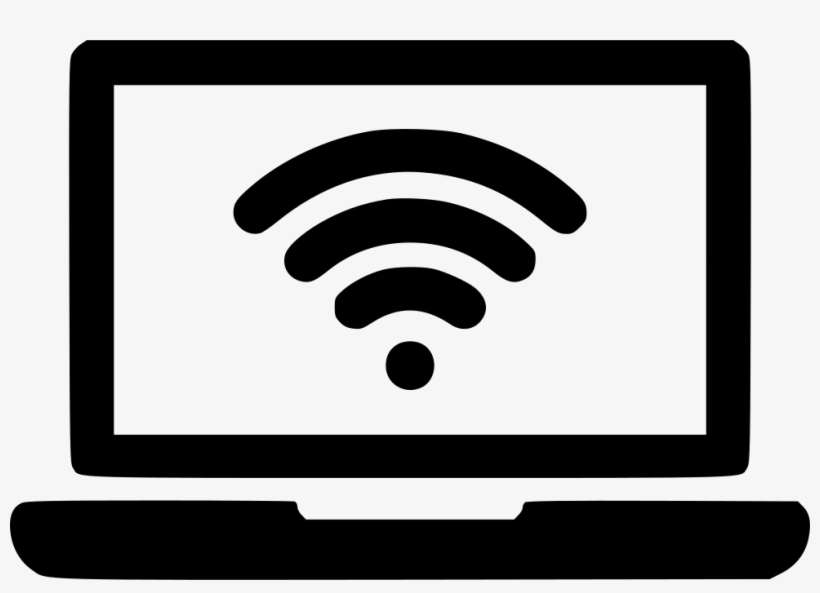 Laptop Wifi Signal Connection Network Configuration - Laptop Wifi Icon ...