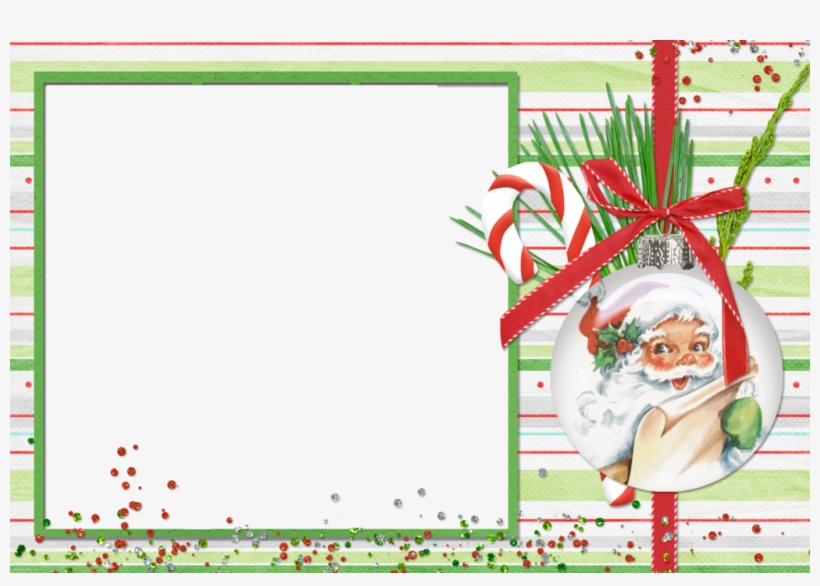 Santa Claus Clip Art - Christmas Frame With Santa - 1024x683 PNG ...