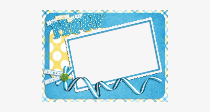 Download Transparent Birthday And Kids Frames - Blue Birthday Frames ...