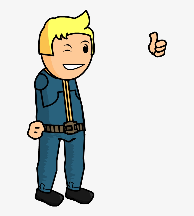 4901848 142060377851 Vaultboysmile - Cartoon - 606x833 PNG Download ...