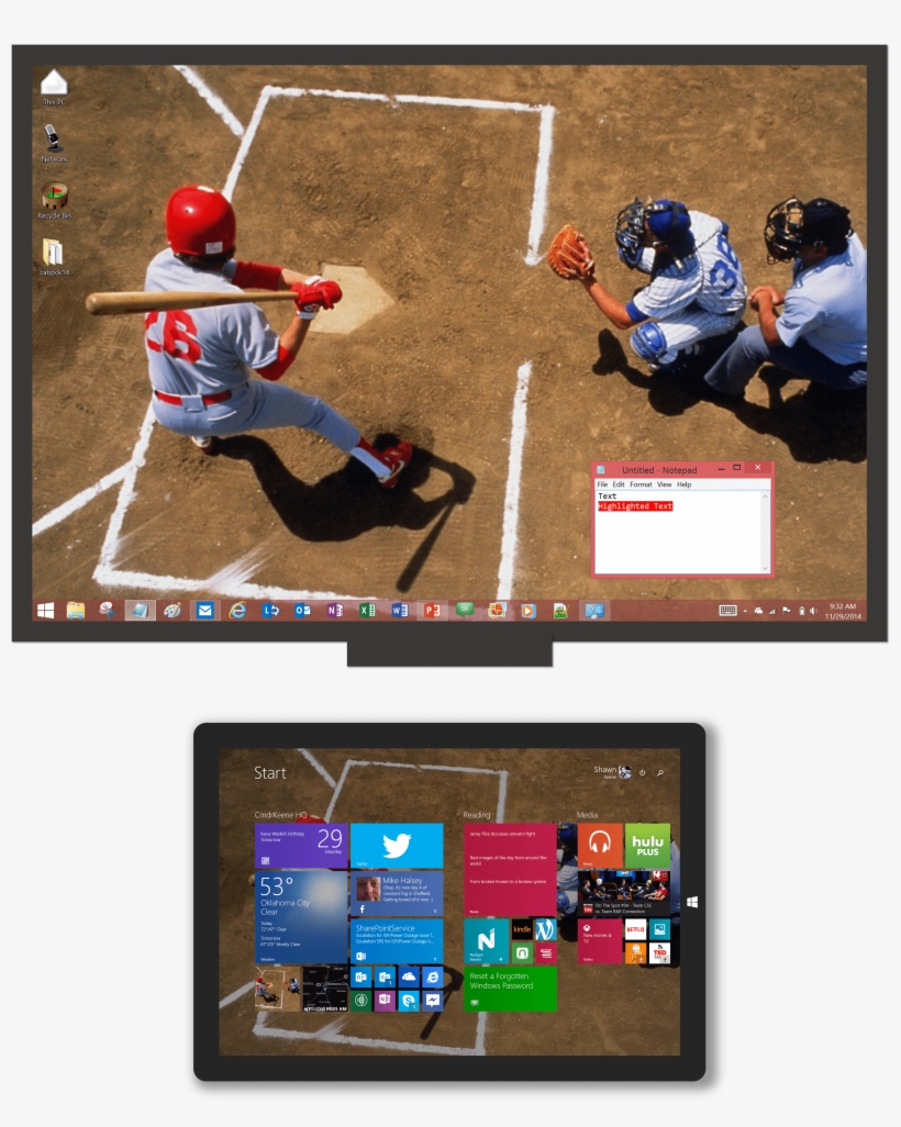 Download Transparent These Themes Work Great On Windows 7, 8, - PNGkit