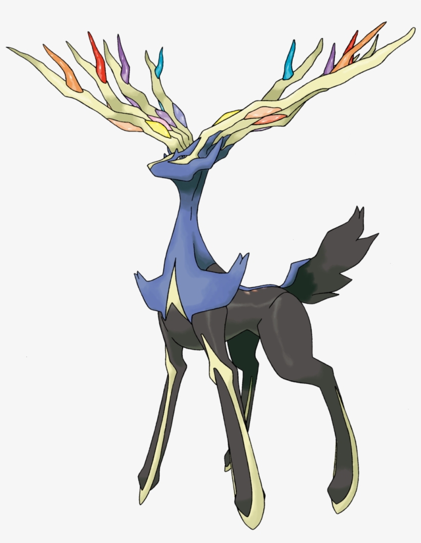 Xerneas By Revenantanime-d664zly - Pokemon Xerneas Png - 1024x1267 PNG ...