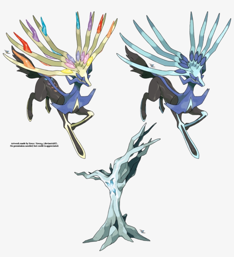 View Xerneas Neutral , - Neutral Xerneas - 871x916 PNG Download - PNGkit