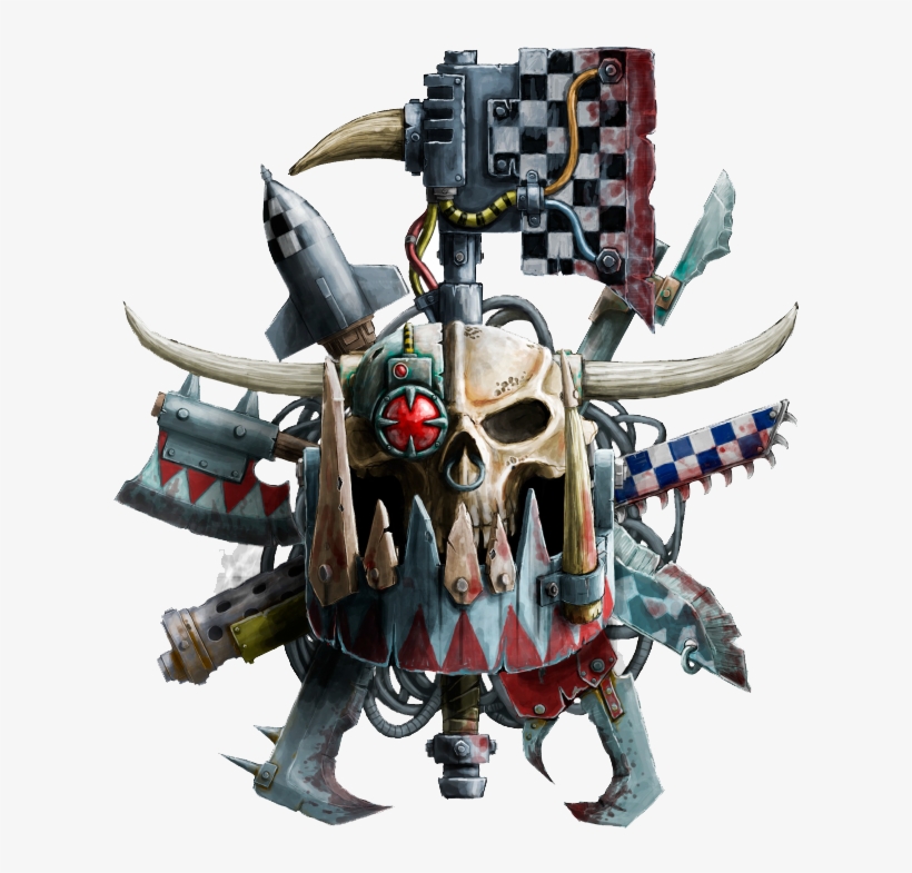 Orks Icon - Warhammer 40k Ork Logo - 647x724 PNG Download - PNGkit
