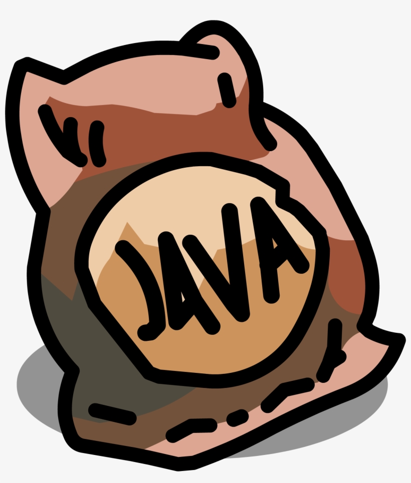 Java Bag Sprite 002 - Club Penguin Java - 1647x1859 PNG Download - PNGkit